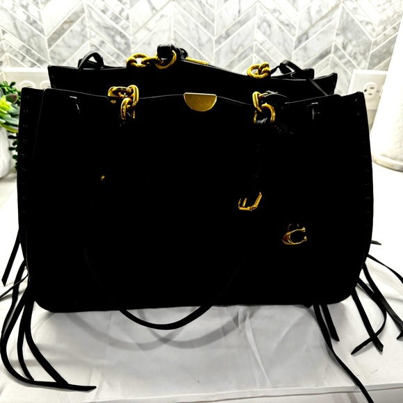 Coach | Bags | Coach Rogue 36 Whipstitch Black | Poshmark